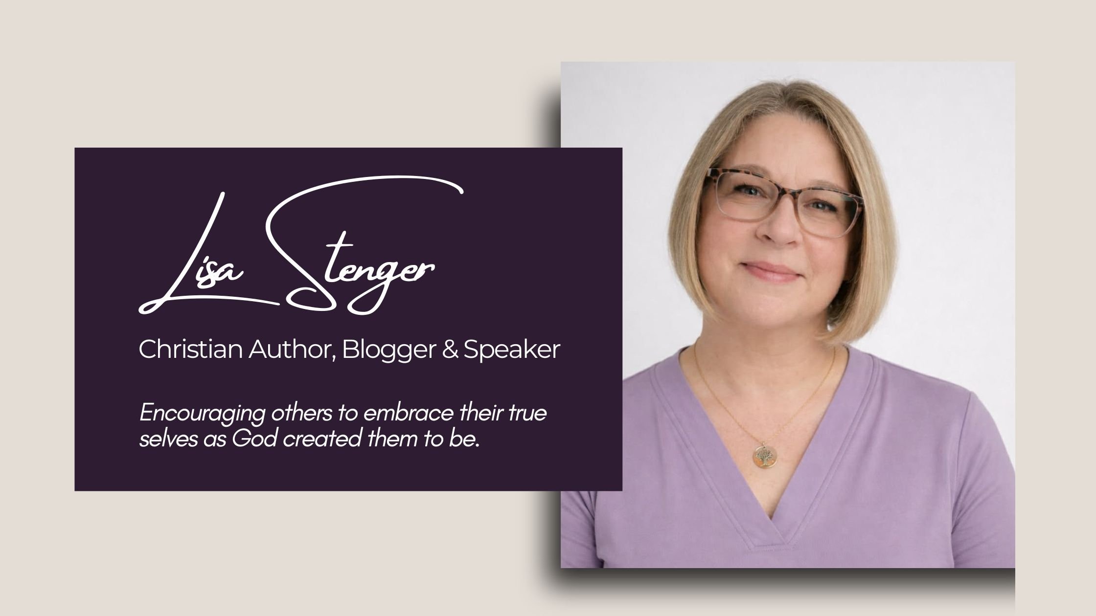 Lisa Stenger, Christian Author, Blogger and Speaker