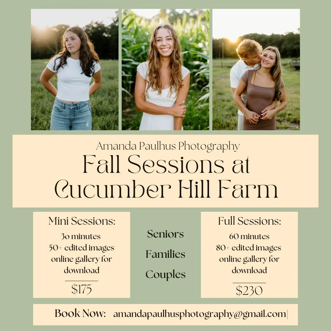 Cucumber Hill Farm-Photo Sessions — Cucumber Hill Farm