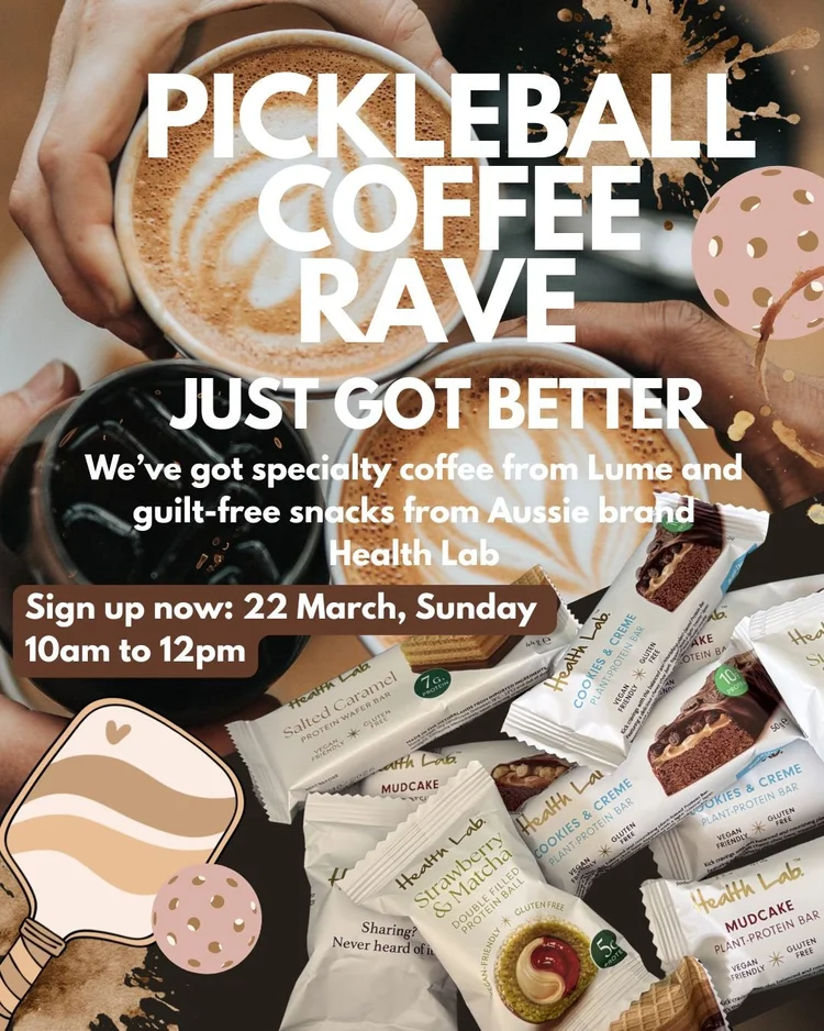 Pickleball Coffee Rave — Play! Pickle | Pickleball Lessons & Court ...