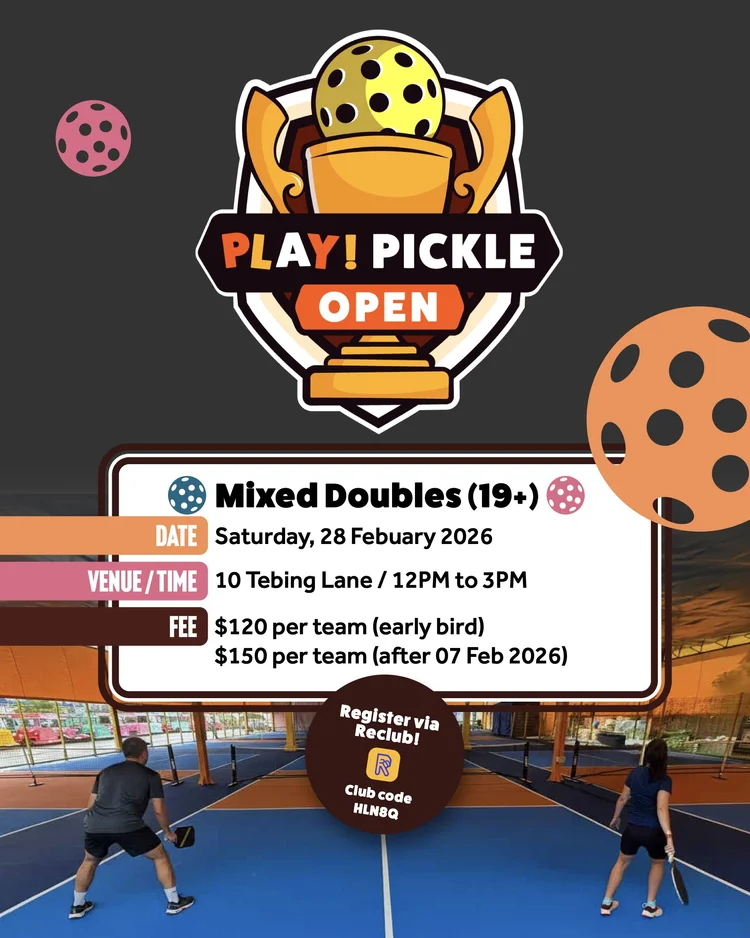 Play! Pickle Open 2026 | Pickleball Singapore — Play! Pickle ...