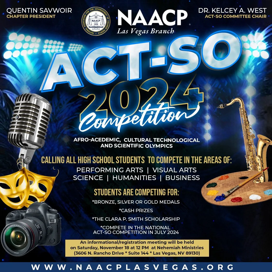 NAACP Las Vegas Branch #1111 upcoming events — NAACP Las Vegas Branch