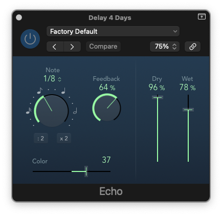 Exploring Logic Pro's Simple Echo Plugin: A Quick Guide — Woodyard Music