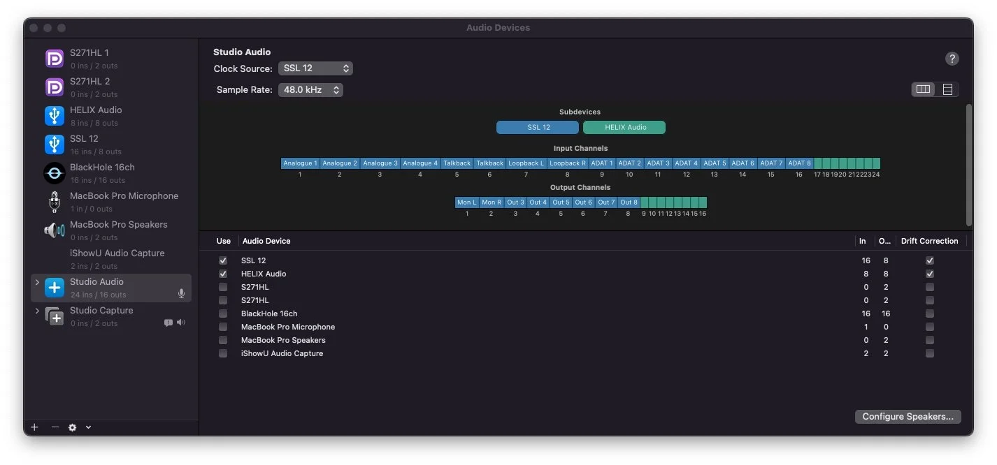 How To Use An Aggregate Device To Combine Audio Interfaces — Woodyard Music