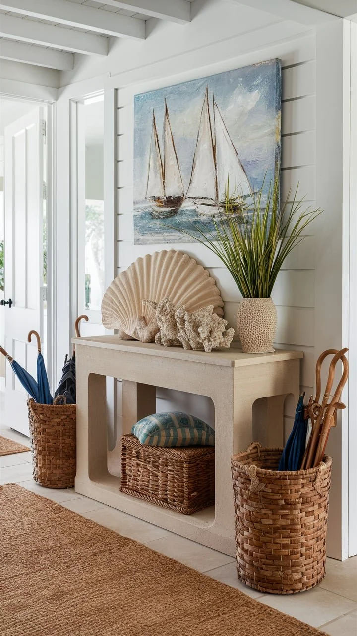 20 Coastal Home Decor Entryway Ideas to Create a Seaside Haven ...