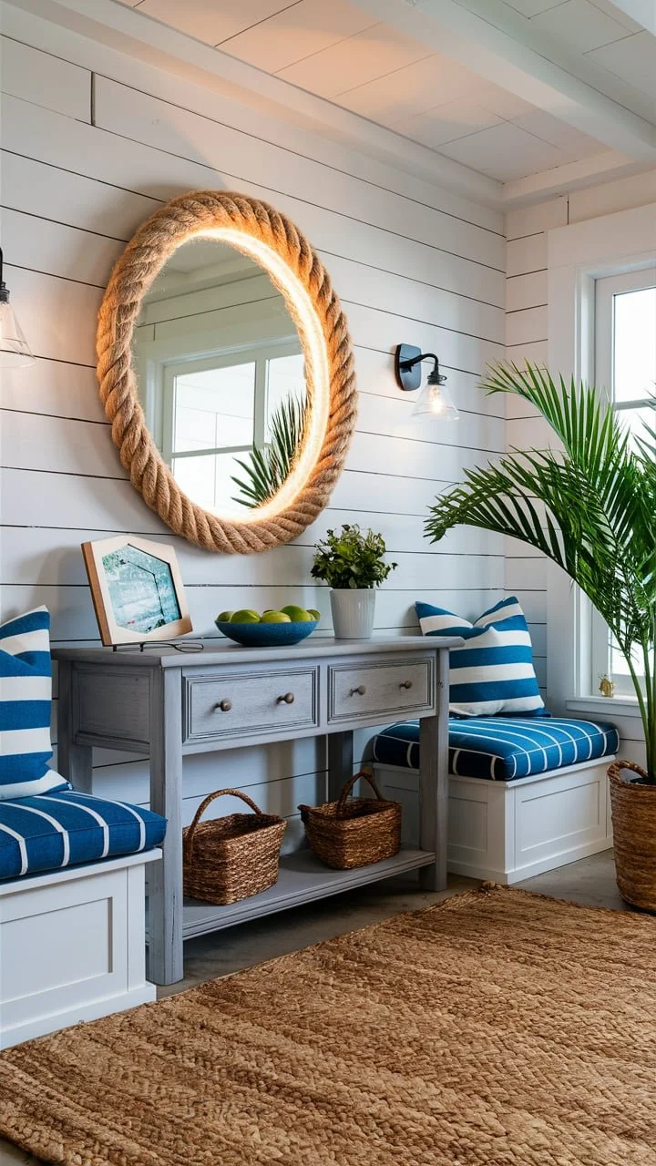 20 Coastal Home Decor Entryway Ideas to Create a Seaside Haven ...