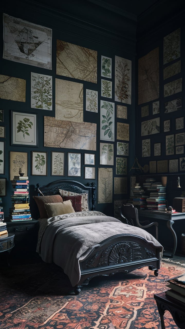 Dark Academia Bedroom: How To Create An Intimate Scholarly Sanctuary ...