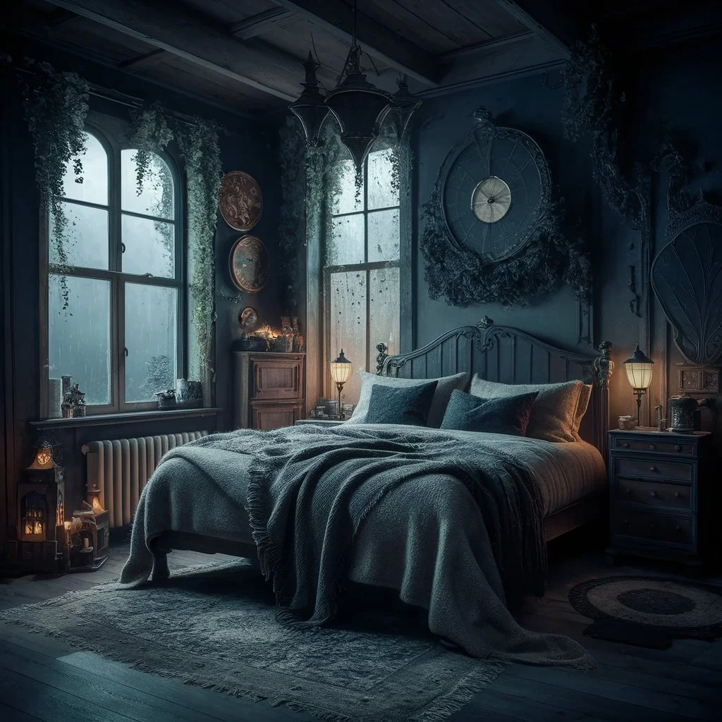 Dark Cottagecore Room.Ideas