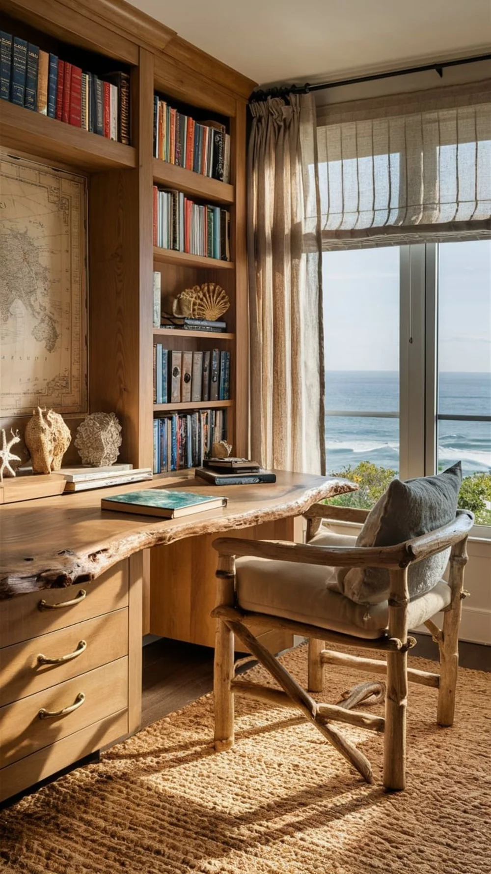 Charming Workspace Edition: Cozy Coastal Cottage Offices — Celeste's ...