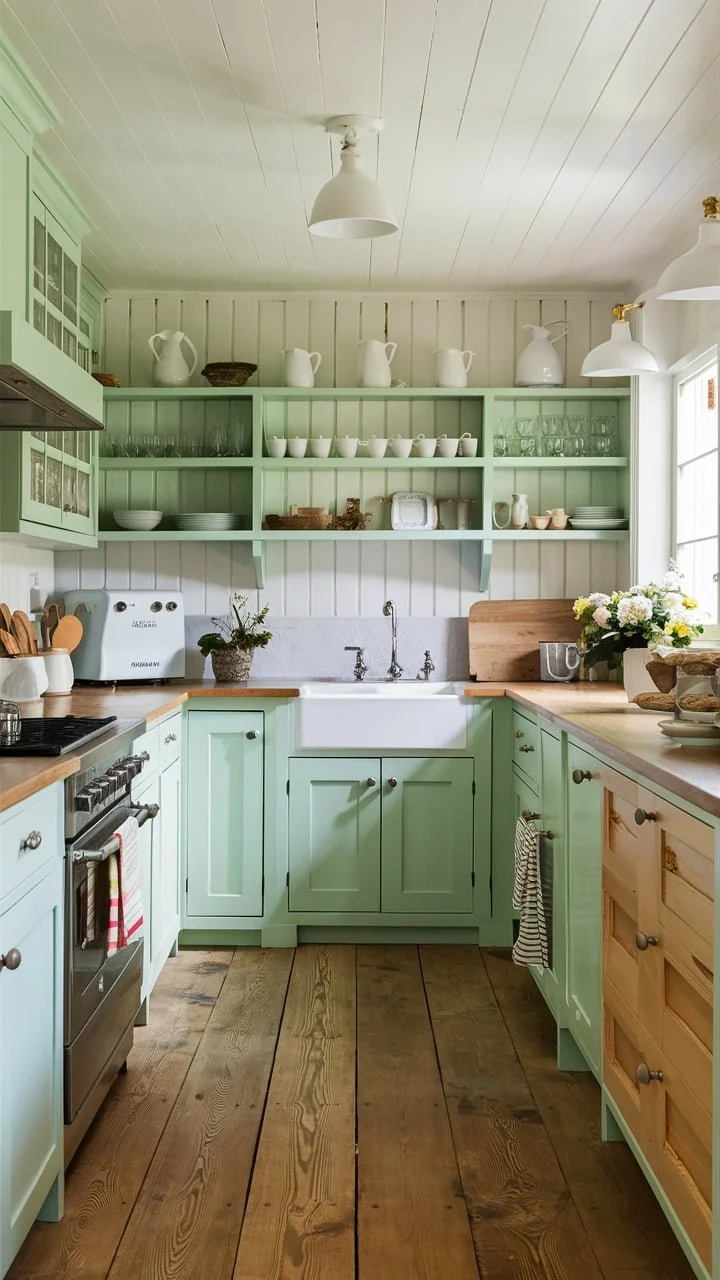 Vintage Cottage Kitchens That'll Make You Want to Quit Your Job and ...