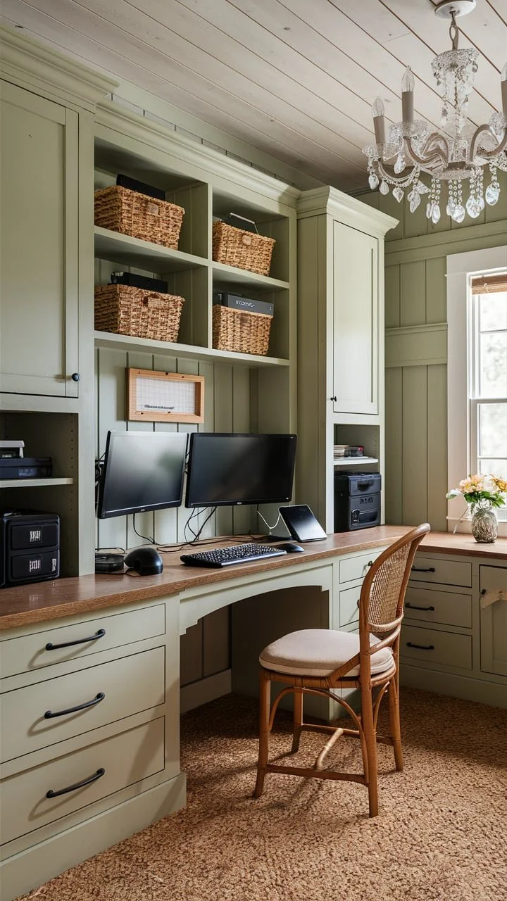 Charming Workspace: Cozy Coastal Cottage Office Designs — Coastal ...