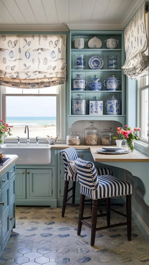 35 Small Coastal Kitchen Ideas to Maximize Your Space — Celeste's ...