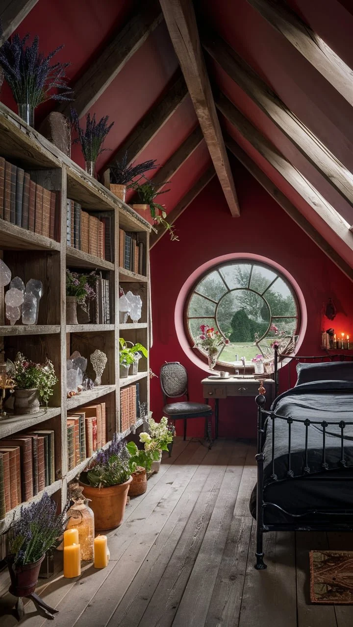 Midnight Escapes: Dark Cottagecore Bedroom Aesthetic — Coastal Cottage ...