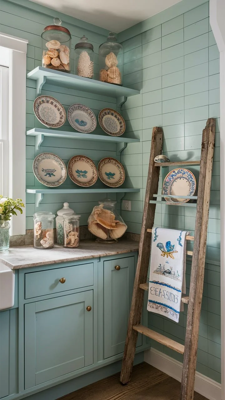 15 Vintage Coastal Kitchen Ideas: Achieving the Cottage by the Sea Look ...