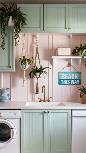 15 Coastal Chic Laundry Room Ideas — Coastal Cottage by Celeste