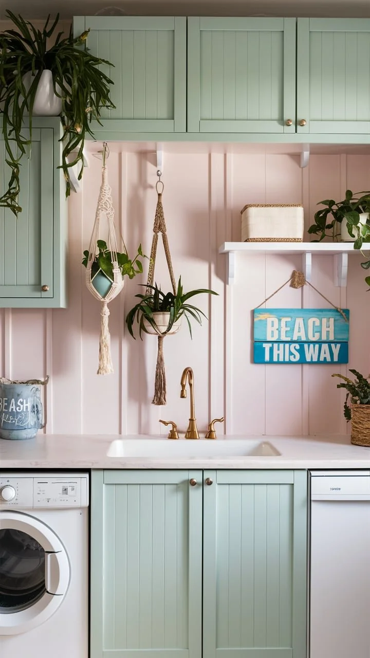 15 Coastal Chic Laundry Room Ideas — Coastal Cottage by Celeste