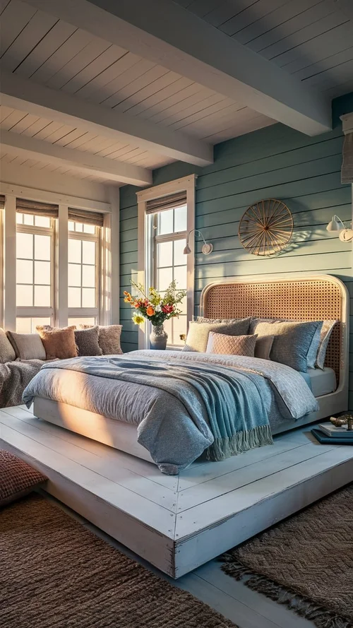 20 Inspiring Ideas to Creating the Perfect Coastal Blue Bedroom ...
