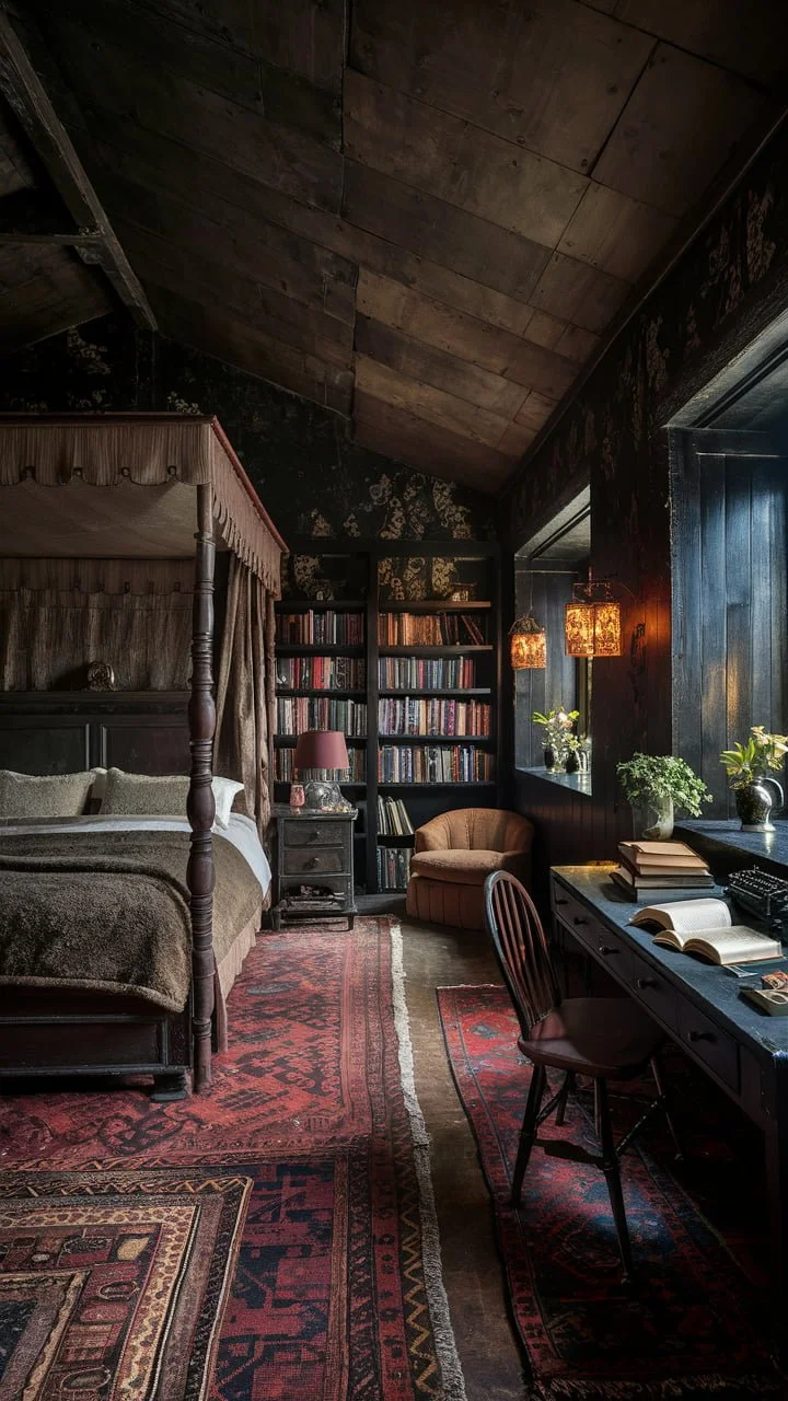 20 Enchanting Dark Cottagecore Bedroom Ideas — Celeste's Coastal Cottage