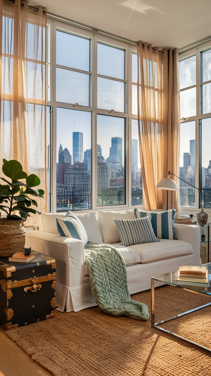 Cottage Charm in the City: Cozy Coastal Apartment Interiors — Celeste's ...