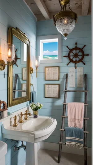 15 Coastal Bathroom Ideas To Create Your At-Home Spa — Celeste's ...