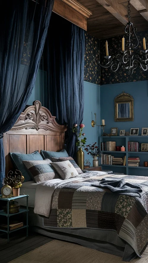 20+ Dark Cottagecore Moody Bedrooms — Celeste's Coastal Cottage