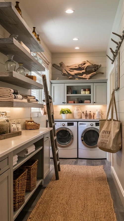 15 Coastal Chic Laundry Room Ideas — Coastal Cottage by Celeste