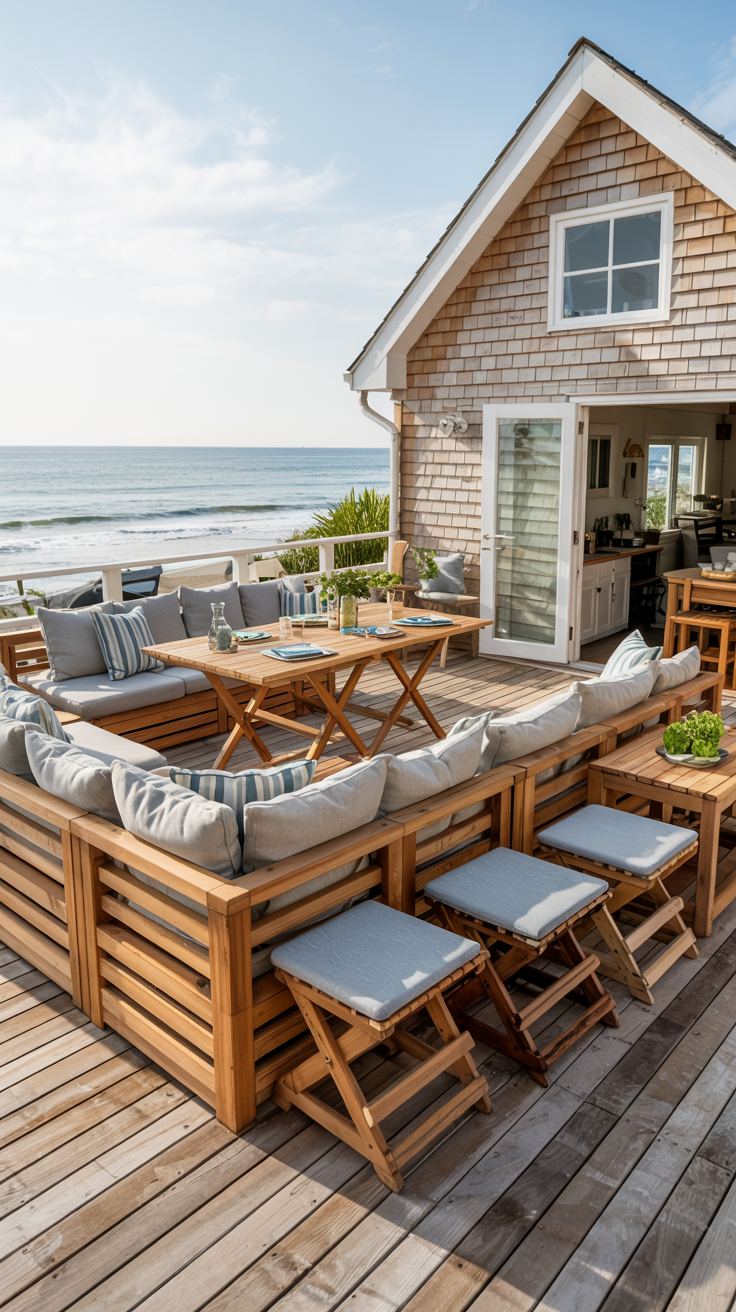 5 Ways to Extend Your Small Beach Cottage Living Space for Seamless ...