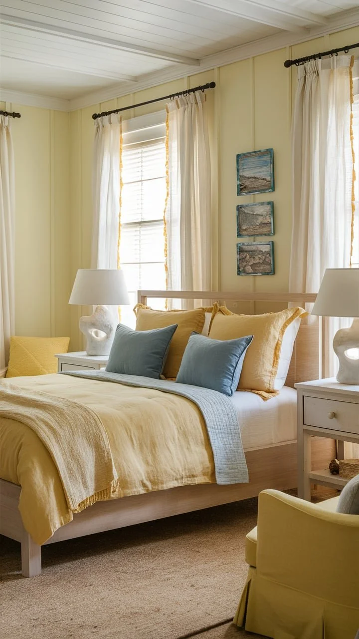 Bringing Sunshine to the Coast: Designing a Yellow Coastal Cottage ...