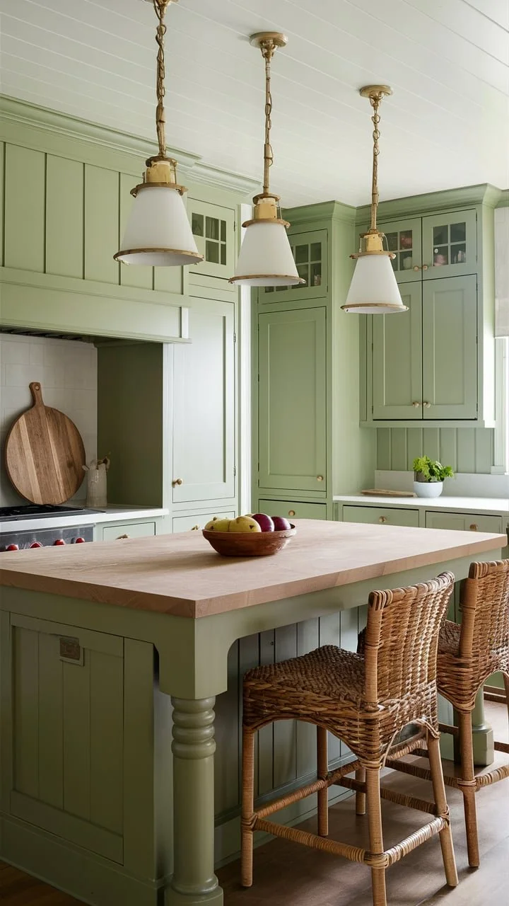 22 Serene Green Cottage Kitchen Ideas — Coastal Cottage by Celeste