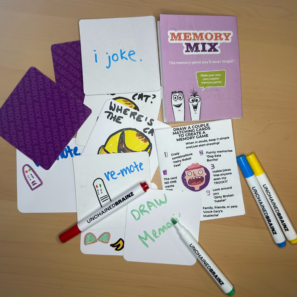 Make Your Own Memory Game DIY Kit! A Colorful, Easy Way to Get Closer with the Ones You Love ...