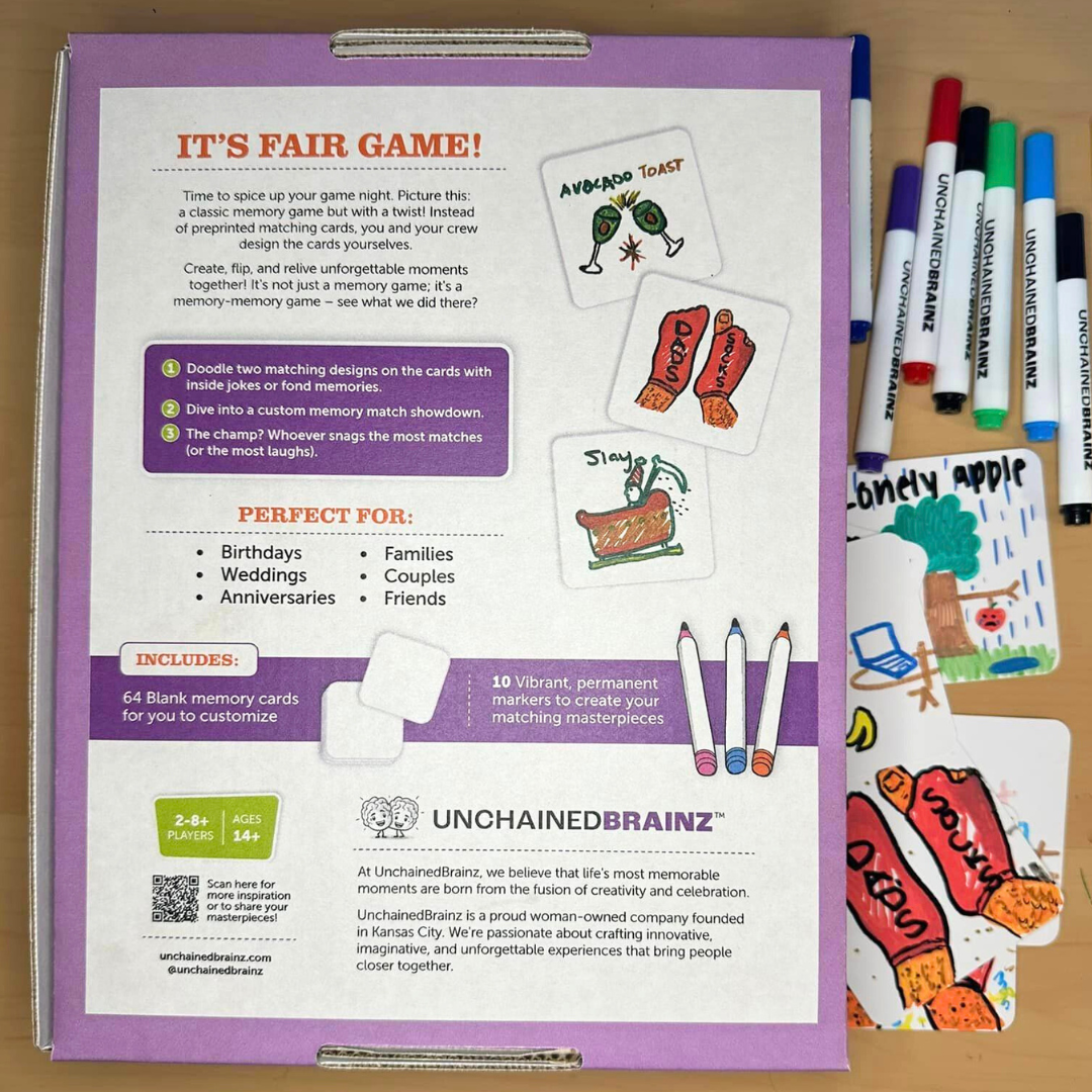 Make Your Own Memory Game Together! The Perfect Activity and Keepsake ...