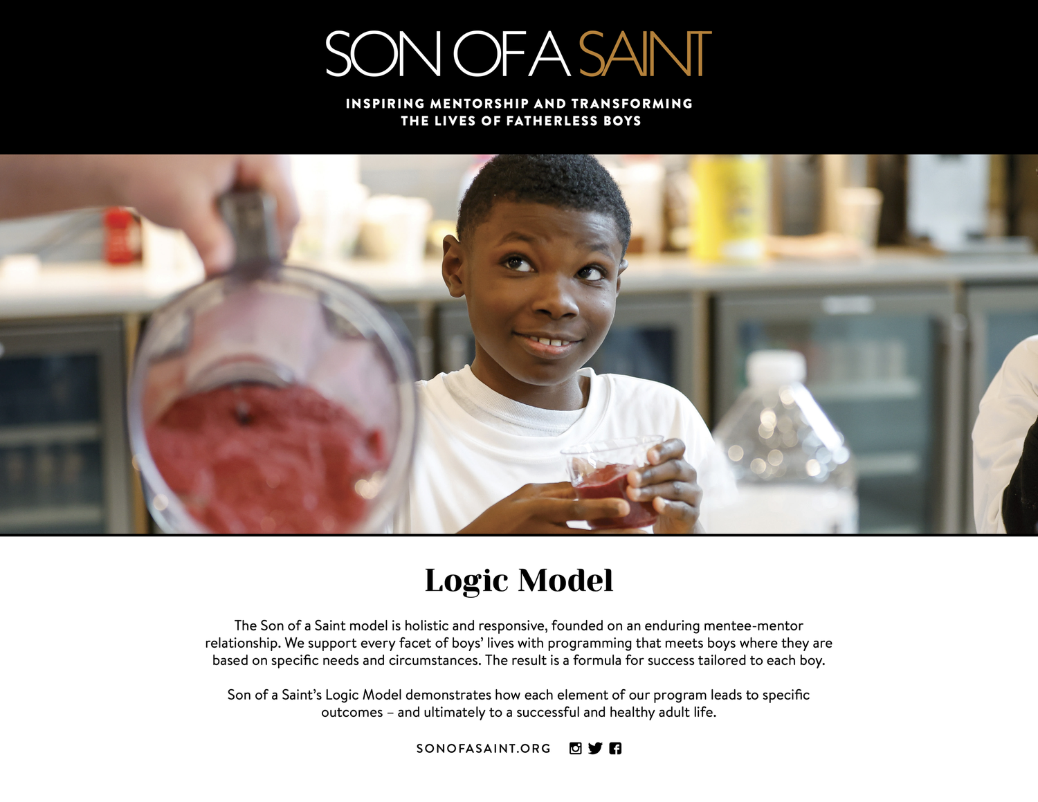 Logic Model | We Know What Works — Son of a Saint