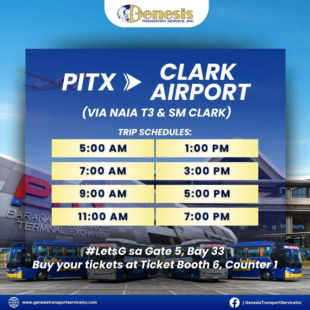 Convenient P2P Bus Services to and from Clark International Airport ...