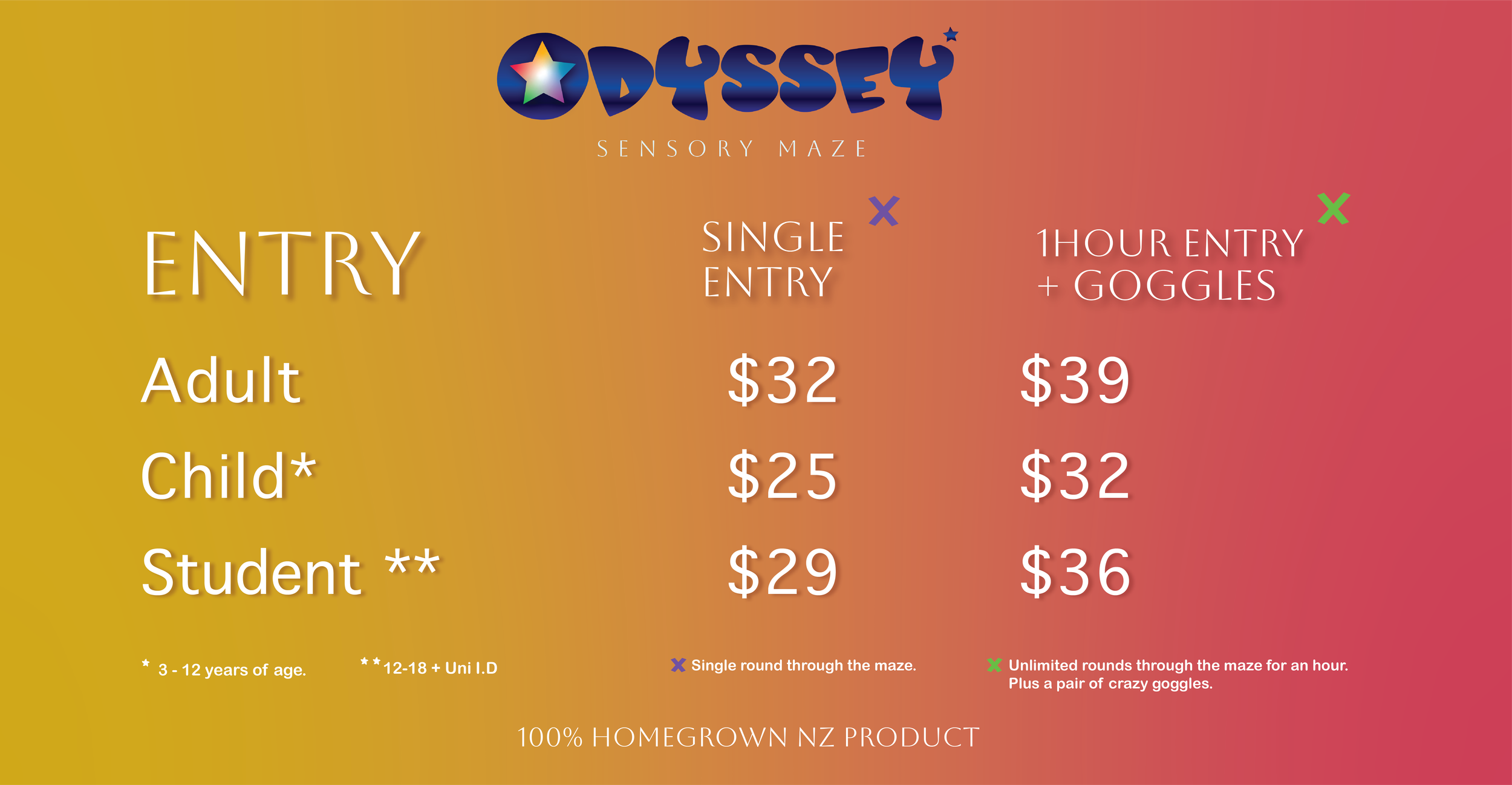 Odyssey Sensory Maze - Auckland and Queenstown — ODYSSEUM