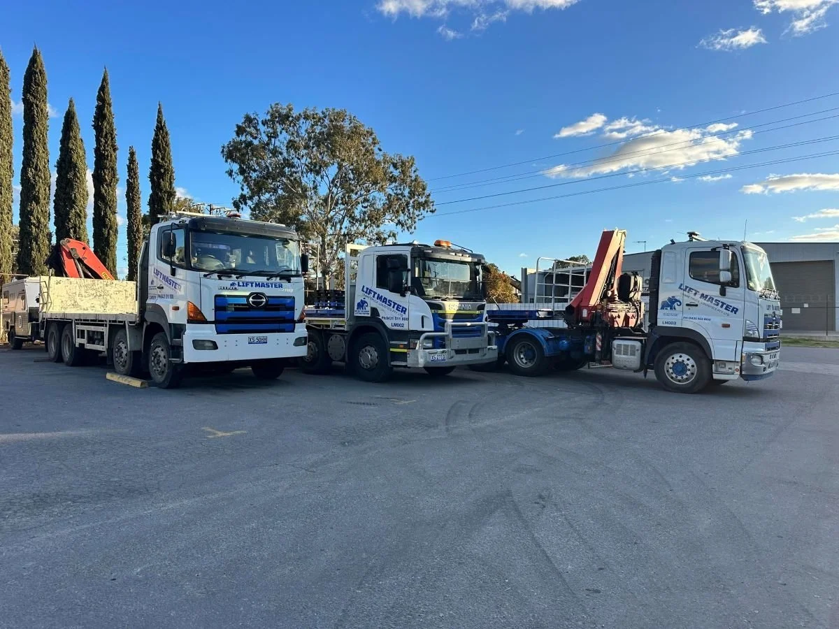 Lift Master Crane Truck Logistics Adelaide
