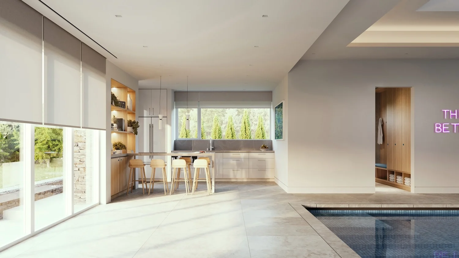 Courtyard Pool House — High, Low, Buffalo. | Innovative, Creative Home ...