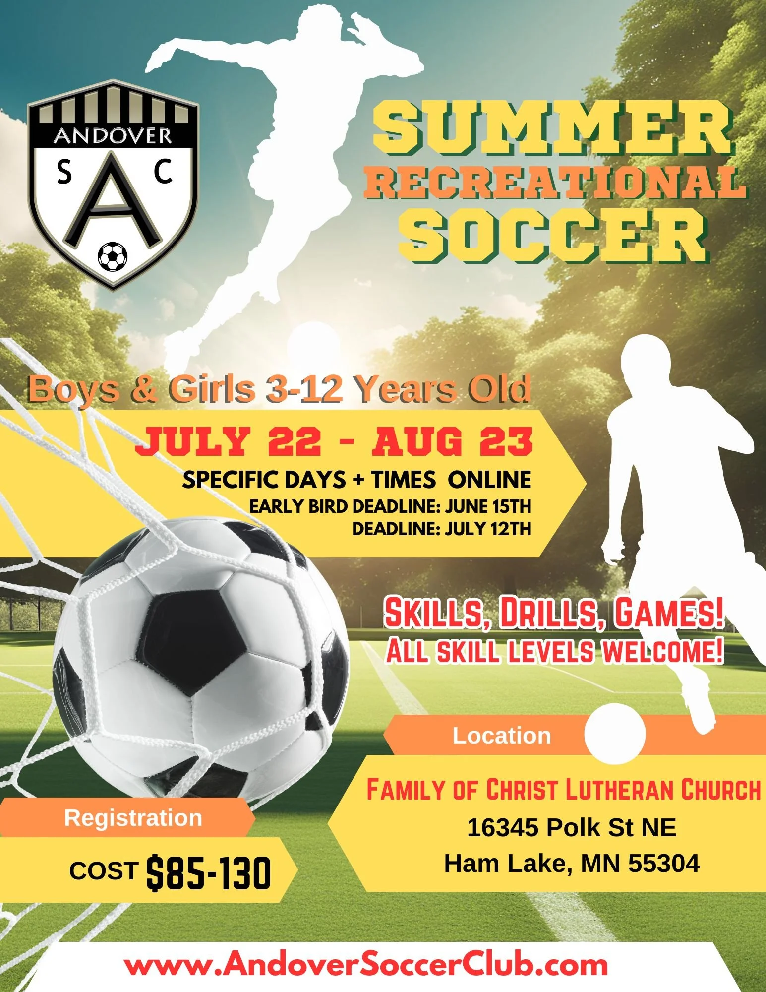Soccer Registration — Andover Soccer Club