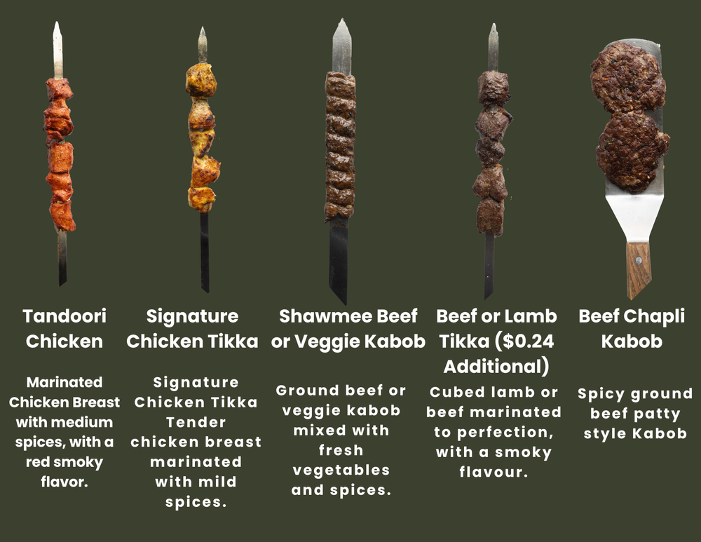 Our Menu — Taj Kabob
