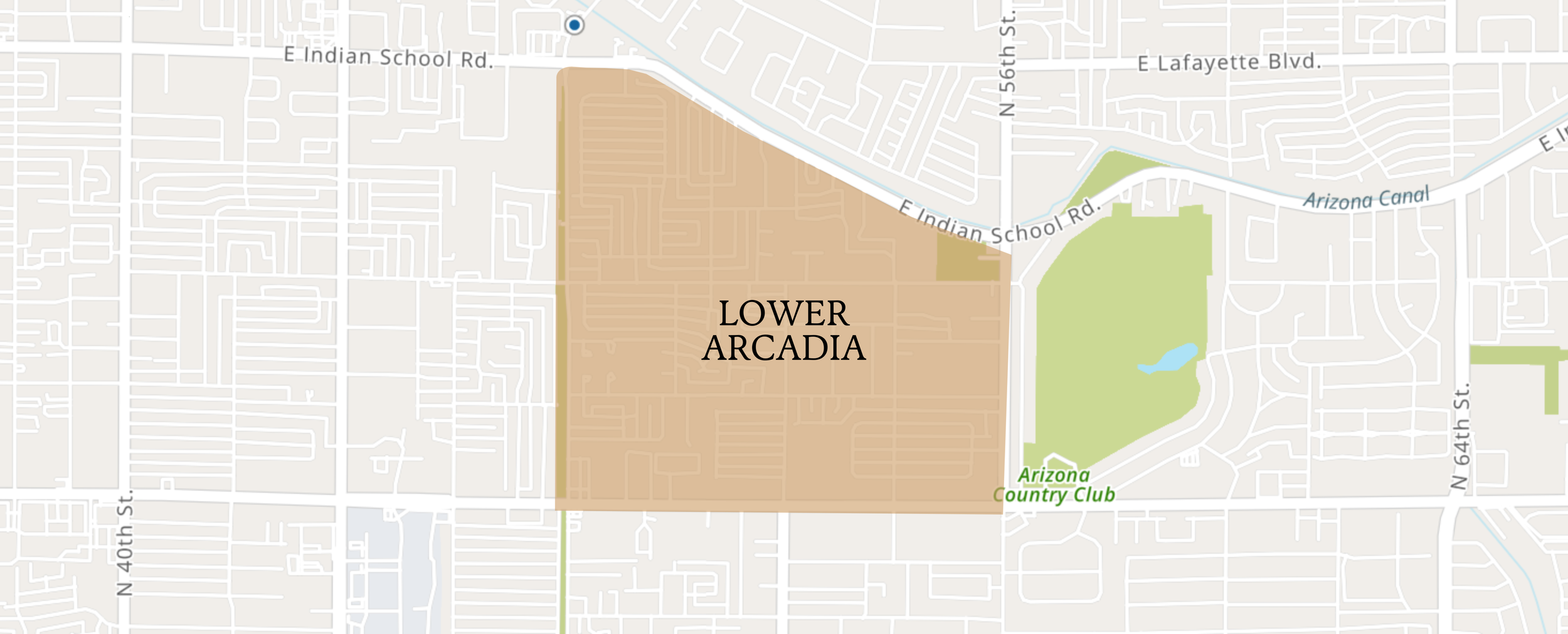 Arcadia Phoenix - The New Map of the Arcadia Neighborhood — Jared and ...