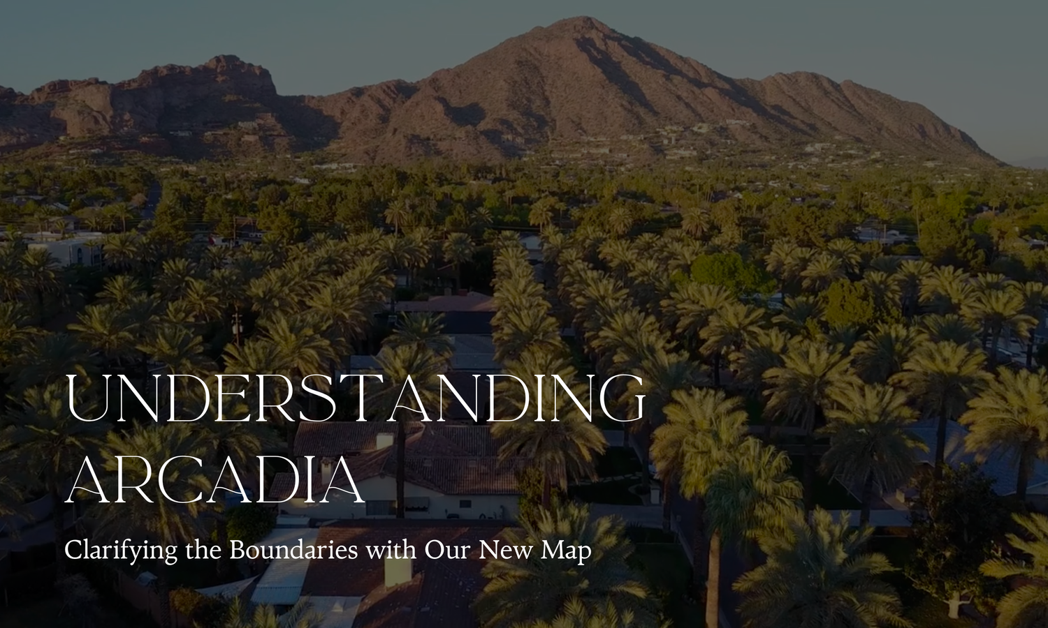 Arcadia Phoenix - The New Map of the Arcadia Neighborhood — Jared and ...