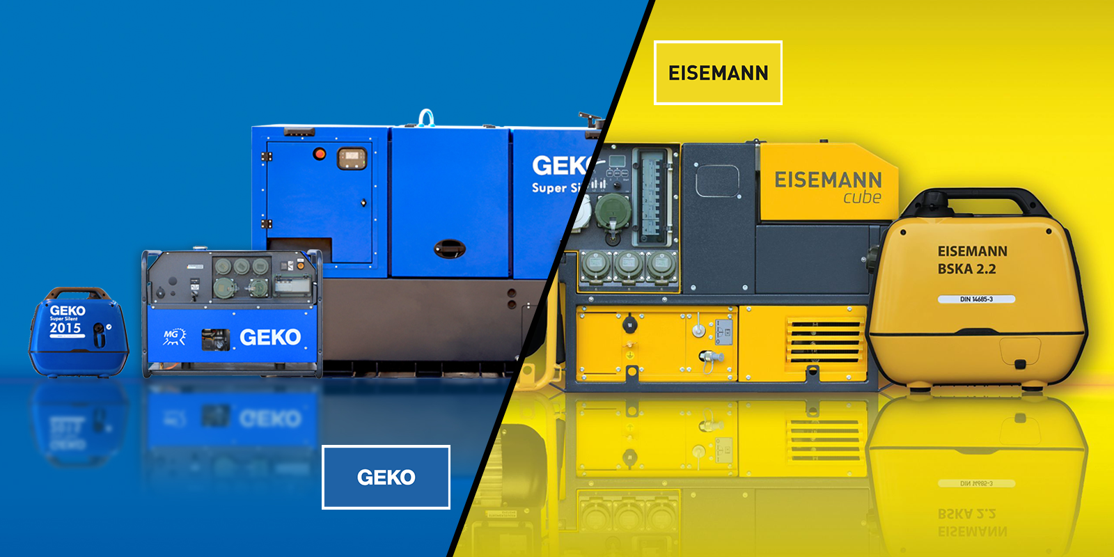 Geko and Eisemann power generators — Geko & Eisemann