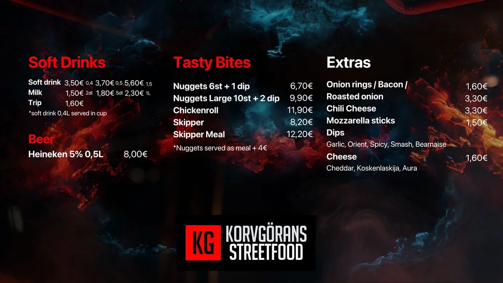 Our Food — KG - Authentic Streetfood Since 1973