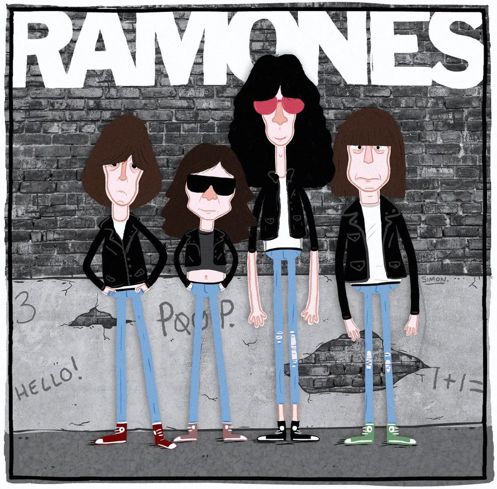 Ramones Illustration — Simon Testro Animation