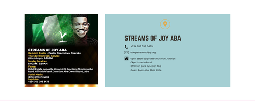 OUR LOCATIONS — STREAMS OF JOY LONDON