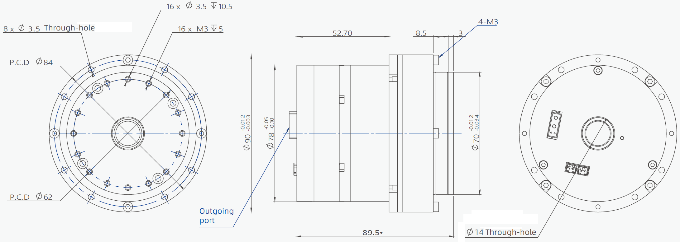 RH-20 Dimensions — Dings Motion USA