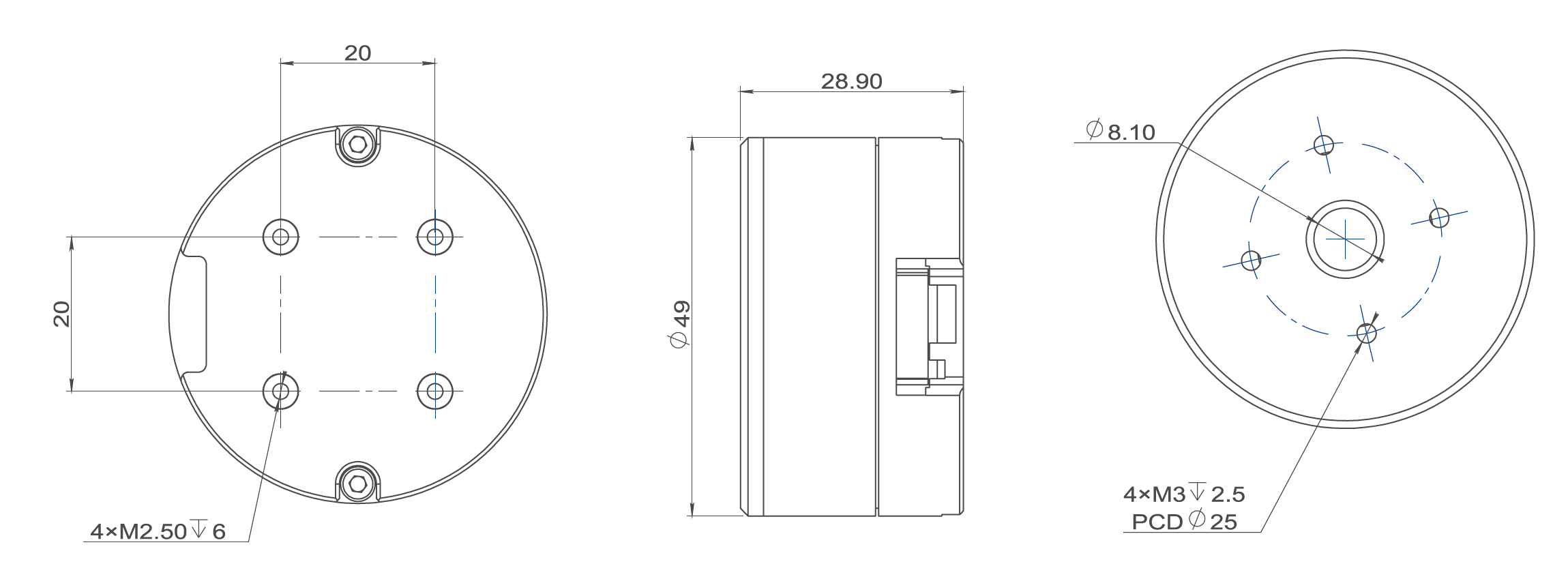 L-5010 - Dimensions — Dings Motion USA