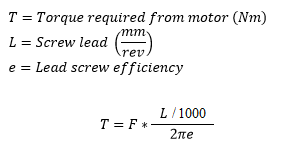Torque Calculator | Linear Motion — Dings Motion USA