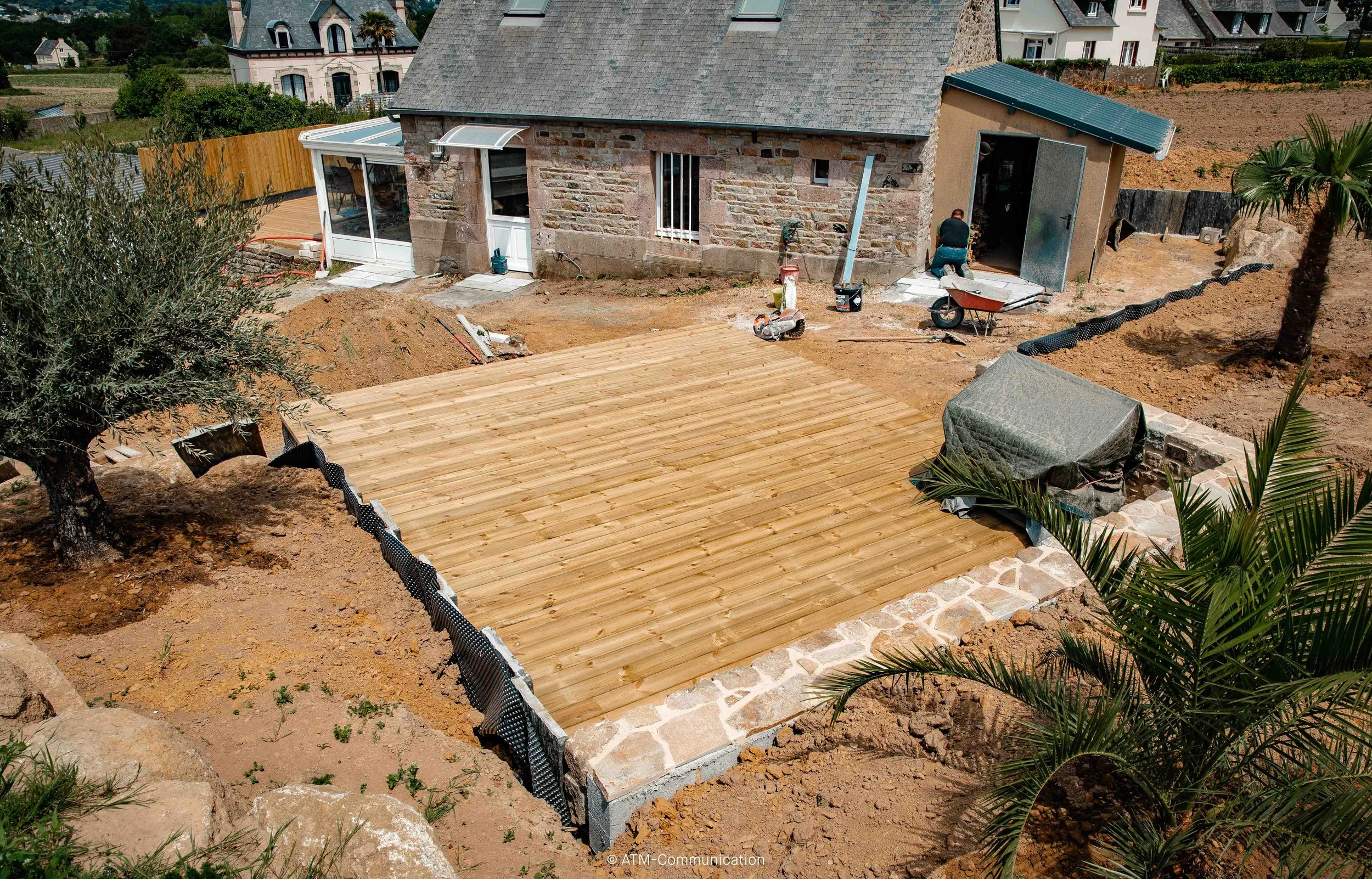 Terrasse à Paimpol — allainguillaumepaysage