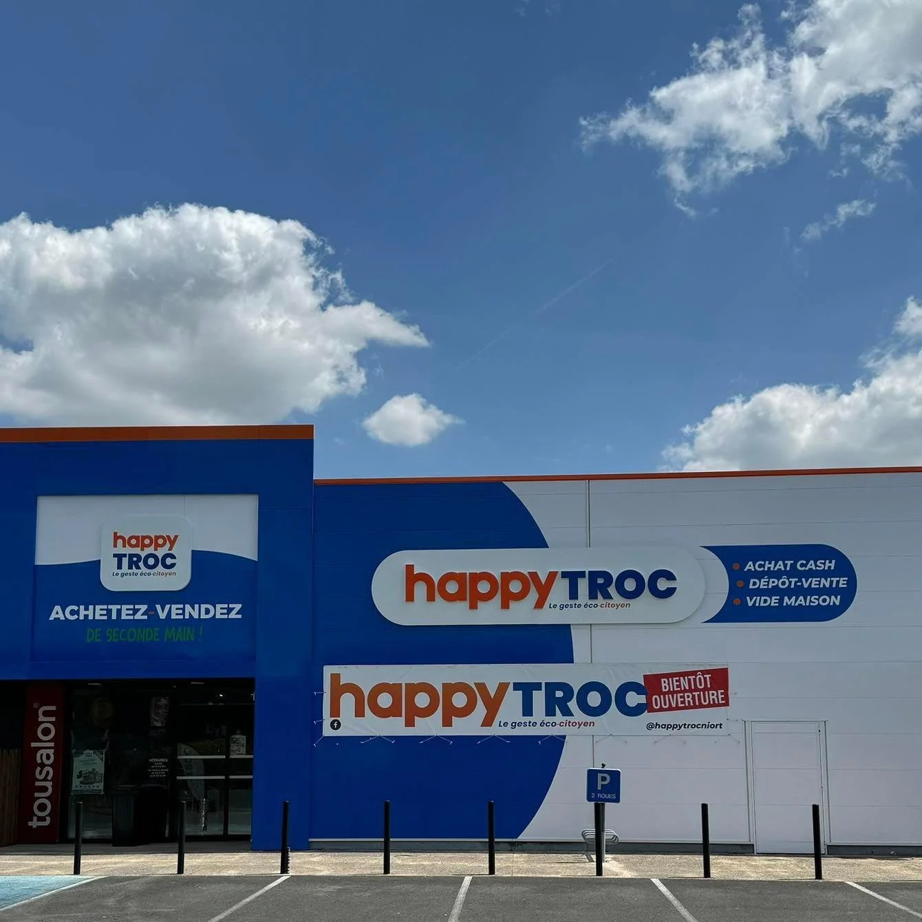 Site Internet des magasins Happy TROC des Sables d'Olonne et de La Rochelle