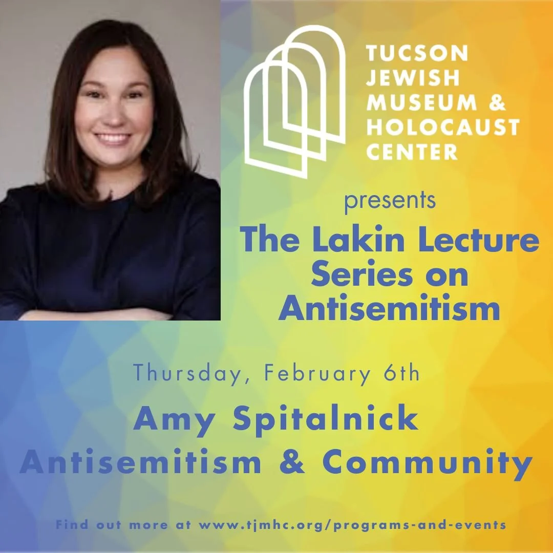 The Lakin Lecture Series on Antisemitism: Antisemitism & Community with ...