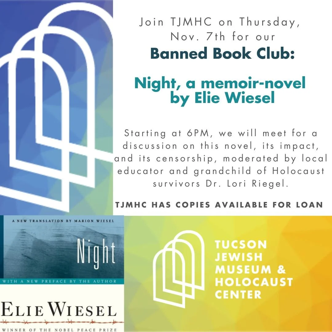 Banned Book Club: Night — Tucson Jewish Museum & Holocaust Center